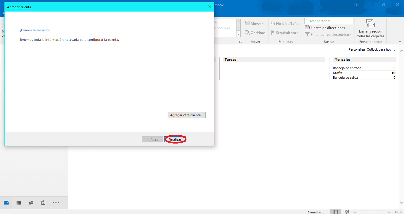 Configurar outlook - Paginas web - Diseño de páginas web en Quito